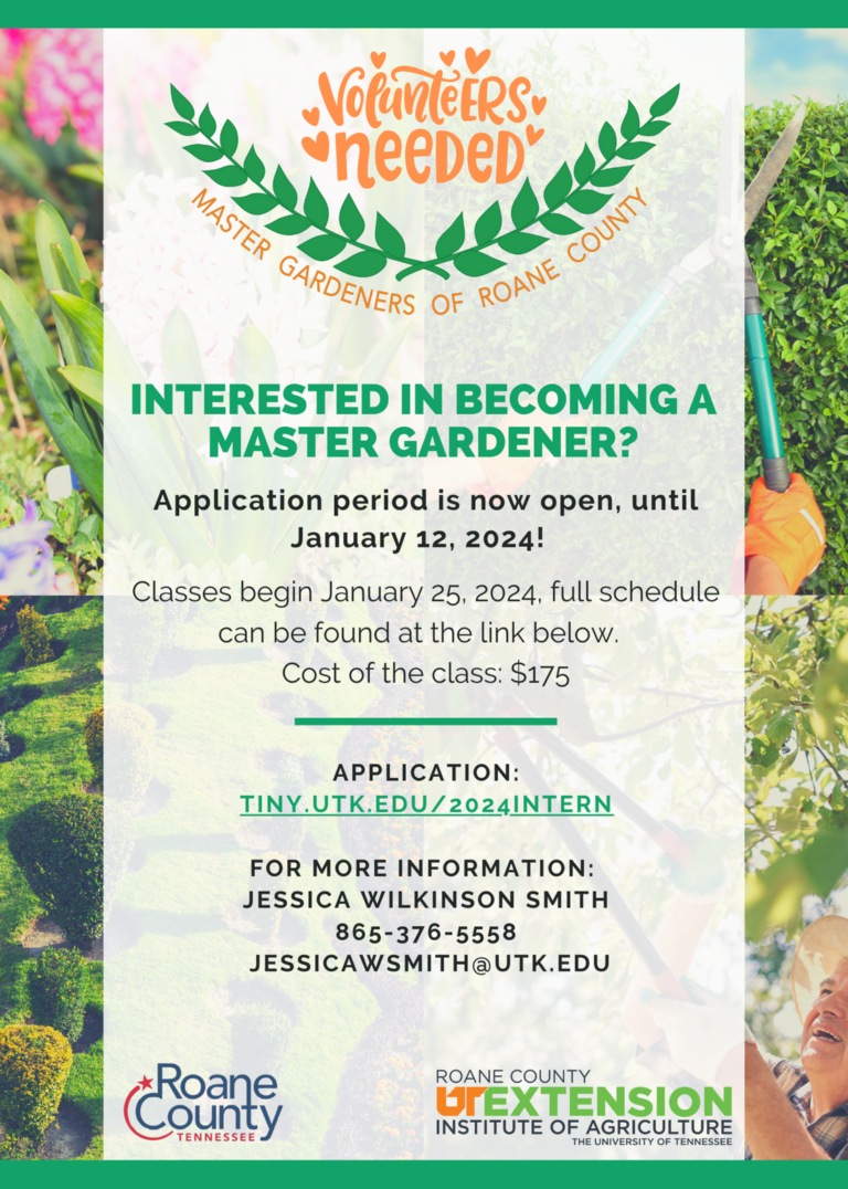 - Master Gardeners of Roane County, Roane County, Tennessee, Gardening ...